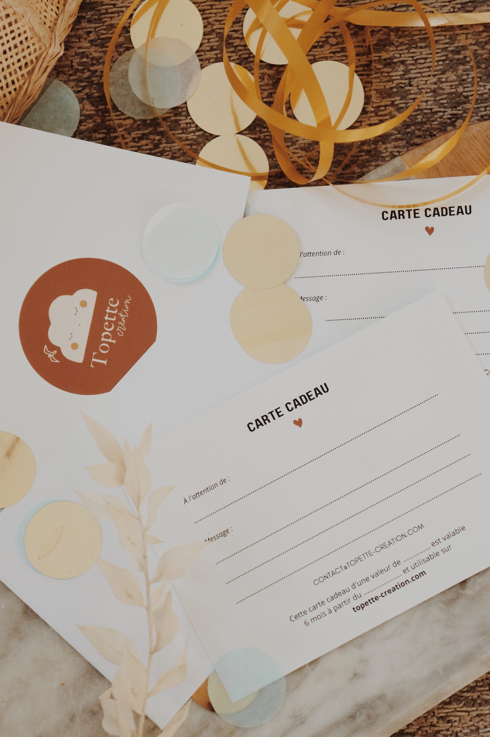Carte cadeau – Topette Création